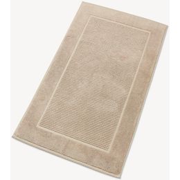Badematte Christy "Supreme", grau (stone), H:7mm, Baumwolle, Badematten, Badematte, Premium Badematte in Luxusqualit&auml;t 1000g/m&sup2;, 50 x 90, 2er Set