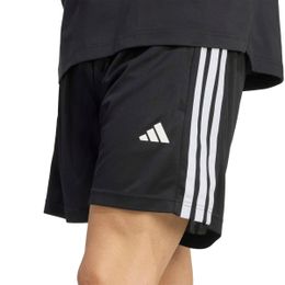 Shorts adidas Performance "WE BAS 3SPQ S7", Herren, Gr. M, N-Gr, schwarz, wei&szlig;, normal, gr., Obermaterial: 100% Polyester, Hosen Shorts