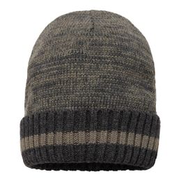 Strickm&uuml;tze Casamoda "Casamoda M&uuml;tze gestreift", Herren, gr&uuml;n, 100% Polyacryl, M&uuml;tzen Strickm&uuml;tze
