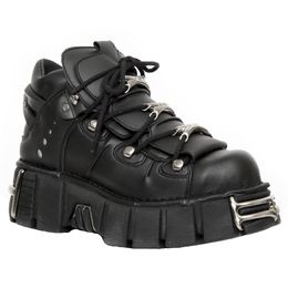 New Rock Unisex-Gothic-Stiefel aus veganem Leder &ndash; M-106-VS1
