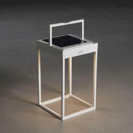 Konstsmide LED Laterne "Portofino", wei&szlig;, H: 30cm, 2 Stk., Leuchten, Portofino LED Solar/USB-Laterne, dimmbar