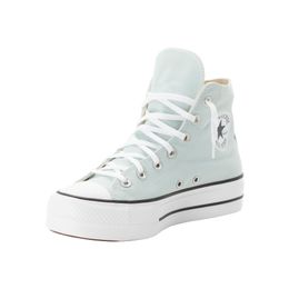 Sneaker Converse "CHUCK TAYLOR ALL STAR LIFT PLATFORM", Damen, Gr. 38, wei&szlig; (you dew you, wei&szlig;, schwarz), Textil, Schuhe Sneaker