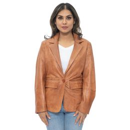 Damen-Blazerjacke aus weichem Leder-Apeldoorn