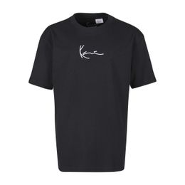 T-Shirt Karl Kani "Karl Kani Small Signature Essential Tee Junior", M&auml;dchen, Gr. 110/116, schwarz, 100% Baumwolle, bedruckt, oversize, Rundhals, Shirts T-Shirt