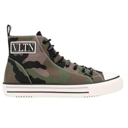 Valentino Camo Gr&uuml;ne Schuhe Herren