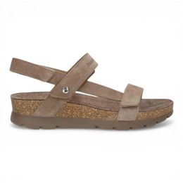 Panama Jack Women's Wedge Stone graue Wildledersandalen &ndash; Selma B18