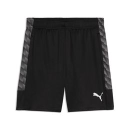 Trainingsshorts Puma "TEAMLIGA26 TRAINING SHORTS", Herren, Gr. L, N-Gr, Puma schwarz, Puma wei&szlig;, flat schwarz gray, Interlock, Obermaterial: 100% Polyester, mehrfarbig, regular fit kniefrei, Hosen, atmungsaktives Material, mit DryCELL-Technologie, Regular Fit