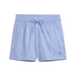 Trainingsshorts Puma "Puma League 3" Trainingsshorts Damen", Damen, Gr. L, Normalgr&ouml;&szlig;en, intense lavender lila, Obermaterial: 100% Polyester. Taschenfutter: 100% Polyester, regular fit, Hosen