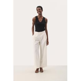 PART TWO Casual Hose Classic fit Whitecap Gray Stripe grey white