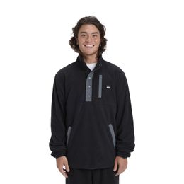 Fleecejacke Quiksilver "No Destination", Herren, Gr. M, schwarz, Obermaterial: 100% Polyester., Jacken Fleecejacke