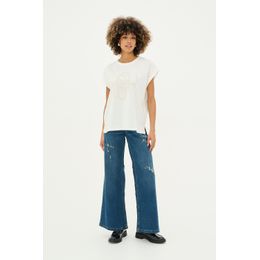 Culture T-shirt Oversize fit Spring Gardenia white