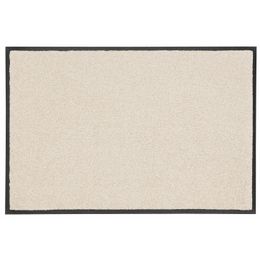 Fu&szlig;matte "Trend Uni, Schmutzfangmatte, waschbar" Gr. 2, beige (champagner), B:50cm H:9mm L:75cm, Kunstfaser, wash+dry by Kleen-Tex, Teppiche, Fu&szlig;matte, rutschhemmend, In- und Outdoor geeignet, auch als L&auml;ufer erh&auml;ltlich