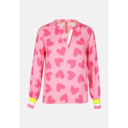 Klassische Bluse SALZHAUT "Bluse BLIED", Damen, Gr. M, bunt (multicolor), Obermaterial: 100% Modal CMD., Blusen Bluse