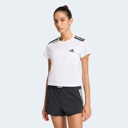 T-Shirt adidas Performance "HYG TEE", Damen, Gr. L, wei&szlig;, Obermaterial: 88% Polyester, 12% Elasthan, Rundhals, Shirts T-Shirt