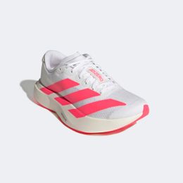Laufschuh adidas Performance "ADIZERO EVO SL F&Uuml;R KINDER UND TEENS", Kinder, Gr. 38, cloud wei&szlig;, solar turbo, iron metallic, Synthetik, Textil, Schuhe Laufschuh, f&uuml;r Kinder & Jugendliche