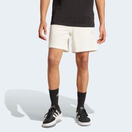 Shorts adidas Sportswear "ALL SZN FRENCH TERRY", Herren, Gr. L, N-Gr, sanftes wei&szlig;, normal, gr., Obermaterial: 100% Baumwolle, Hosen Shorts