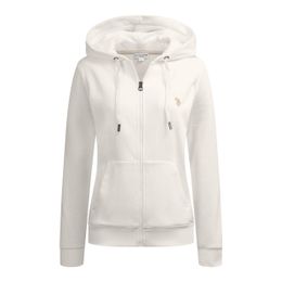 U.S. Polo Assn. Damen Sweatjacke USRubyy aus Baumwoll-Polyester-Mix