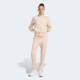 Trainingsanzug adidas Sportswear "ESSENTIALS FEEL COZY", Damen, Gr. S, crystal linen, Obermaterial: 100% Polyester, Sportanz&uuml;ge Trainingsanzug
