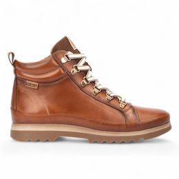Pikolinos Damen Brandy Brown Leder Ankle Sneakers Boots - Vigo