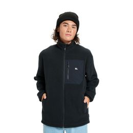 Fleecepullover Quiksilver "Clean Coast", Herren, Gr. M, schwarz, Obermaterial: 100% Microfaser., Sweatshirts Fleecepullover