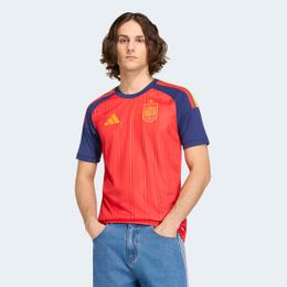 Fu&szlig;balltrikot adidas Performance "RFEF H JSY", Herren, Gr. XL, vivid rot, Obermaterial: 100% Polyester, Rundhals, Trikots Fu&szlig;balltrikot, mit Climacool Technologie, atmungsaktiv, Kurzarm
