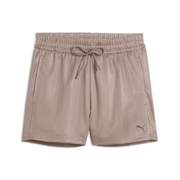 Trainingsshorts Puma "Puma League 3" Trainingsshorts Damen", Damen, Gr. XL, Normalgr&ouml;&szlig;en, sandstone beige, Obermaterial: 100% Polyester. Taschenfutter: 100% Polyester, regular fit, Hosen