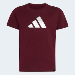 T-Shirt adidas Sportswear "EVERYDAY GLAM GRAPHIC F&Uuml;R KINDER", M&auml;dchen, Gr. 170, maroon, Obermaterial: 100% Baumwolle, normal, Shirts T-Shirt