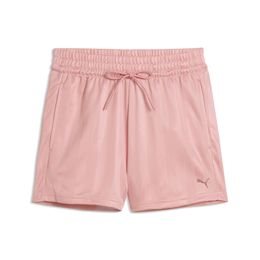 Trainingsshorts Puma "Puma League 3" Trainingsshorts Damen", Damen, Gr. XL, Normalgr&ouml;&szlig;en, rosy outlook pink, Obermaterial: 100% Polyester. Taschenfutter: 100% Polyester, regular fit, Hosen