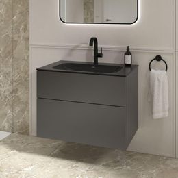 Villeroy & Boch Villeroy & Boch Somera Schrank mit Waschtisch B: 80 T: 50 cm, 2 Ausz&uuml;ge, 5A7181R7+B80500VR,