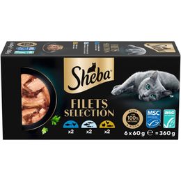 SHEBA Filets MP Schale 3 Variet. 6x60g