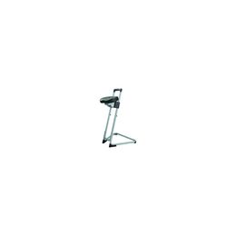 STIER Stehhilfe mit Stahlgestell grau Sitzh&ouml;he 600-850 mm PU-Sitz (905711)