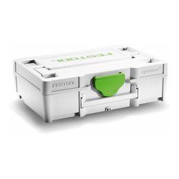 FESTOOL SYS3 XXS 33 GRY Systainer&sup3; mit kompaktem Design und robustem Material f&uuml;r den Transport von Kleinteilen und Zubeh&ouml;r, 205398)