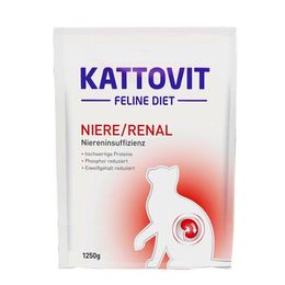 Kattovit Feline Diet Niere/Renal Katzen-Trockenfutter leicht verdaulich 1,25kg
