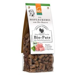 Defu Hofleckerei - Feine H&auml;ppchen von der Bio-Pute Hundesnacks getreidefrei 125g