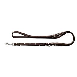 Hunter verstellbare F&uuml;hrleine Swiss Braun/Schwarz 18/200