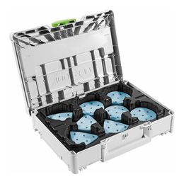FESTOOL Schleifmittel-Systainer&sup3; SYS-STF D90/V93 GR-Set Granat (578196)