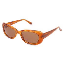 Fielmann MC 628 SUN FA LIZ II | Damen-Sonnenbrille | Fassung: Vollrand, Oval, Acetat Spritzguss, Havanna Hell | Glasfarbe: Braun