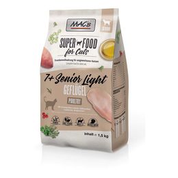 MAC's Cat +7 Senior / Light Katzen-Trockenfutter getreidefrei 1,5kg