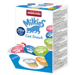 animonda Milkies Selection Cups Katzensnacks ohne Zuckerzusatz 20x15g