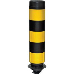 Moravia Leitzylinder FlexPin, H&ouml;he 460 mm, gelb / schwarz reflektierend, ab 10 Stk
