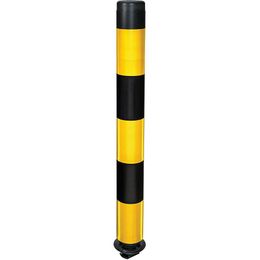 Moravia Leitzylinder FlexPin, H&ouml;he 1000 mm, gelb / schwarz reflektierend