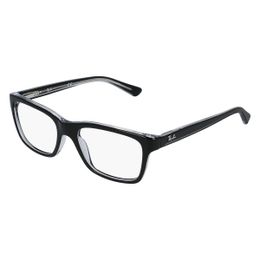 Ray-Ban RB 1536 Brille Teenager | Fassung: Vollrand, Quadratisch, Schwarz Kristall