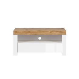 TV-M&Ouml;BEL Hella Wei&szlig; und Holz