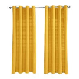 Homescapes &Ouml;SENVORHANG Rajput blickdicht 2er-Set, 167/182 cm