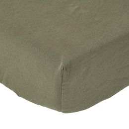 Homescapes LEINEN-SPANNBETTLAKEN extra hoch, 60% Leinen & 40% Baumwolle