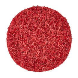 Homescapes SHAGGY-TEPPICH Dallas rund 150 cm