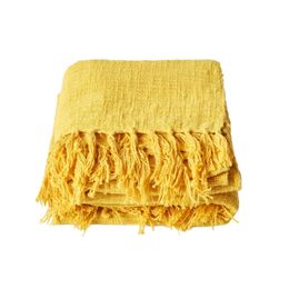 Homescapes WOHNDECKE Nirvana Slub 255/360 cm, 100% Baumwolle