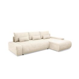 ECKSOFA Ivana 3 Sitzpl&auml;tze Wei&szlig;