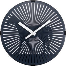 Nextime Wanduhr Walking Horse Schwarz
