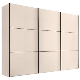 Schwebet&uuml;renschrank Includo-Glas Elfenbeinfarben